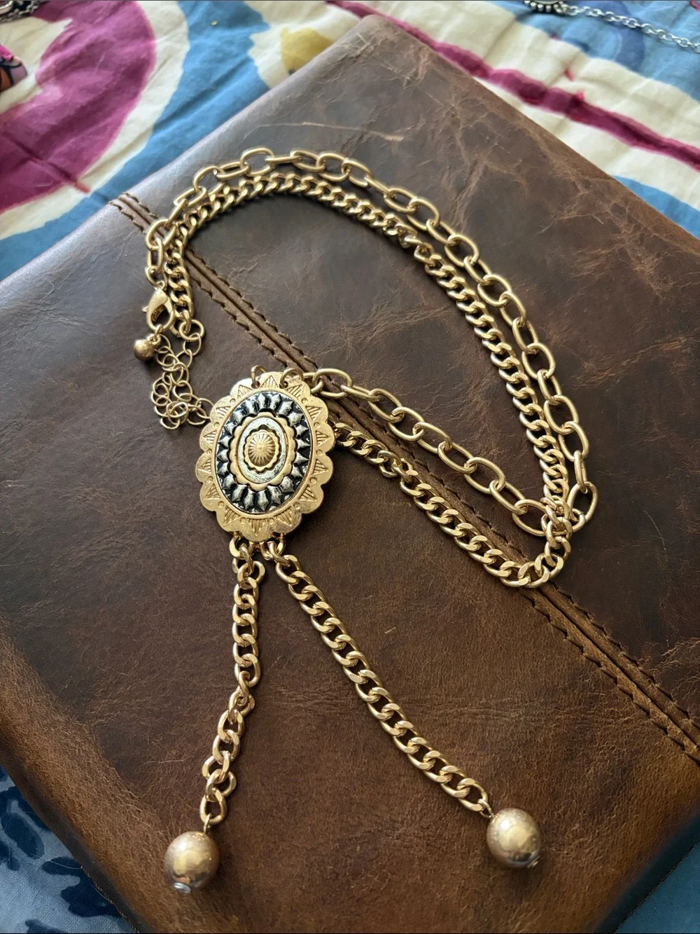Jewelry | Never Worn Just 21 In With Extension Goldtone Bolo Style ...